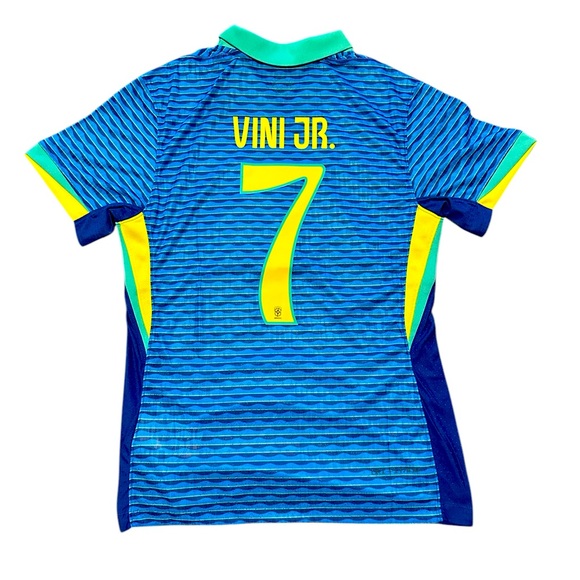 Nike | Shirts | 22425 Brazil Away Kit Vini Jr Soccer Football Jersey ...